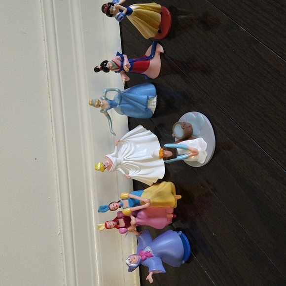 Disney | Toys | Disneys Cinderella And Princess Vinyl Figures | Poshmark